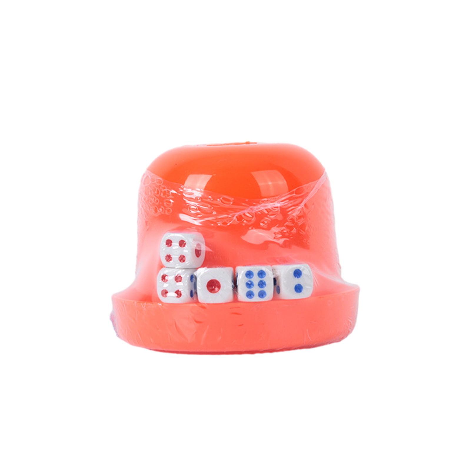 Certiou Solid Plastic Dice Premium White Dice Set with Smooth Surface ...