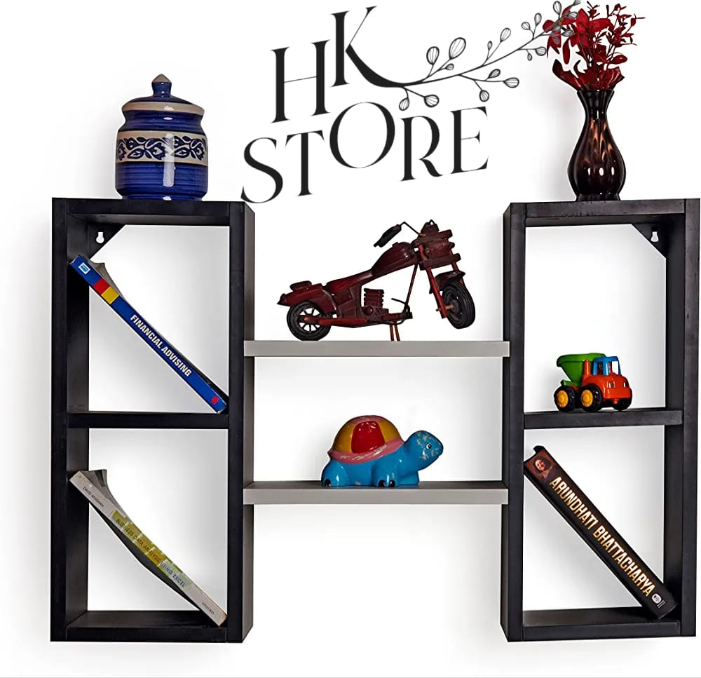 badgeWall mounted decoration shelves Floating wall shelves Storage ...