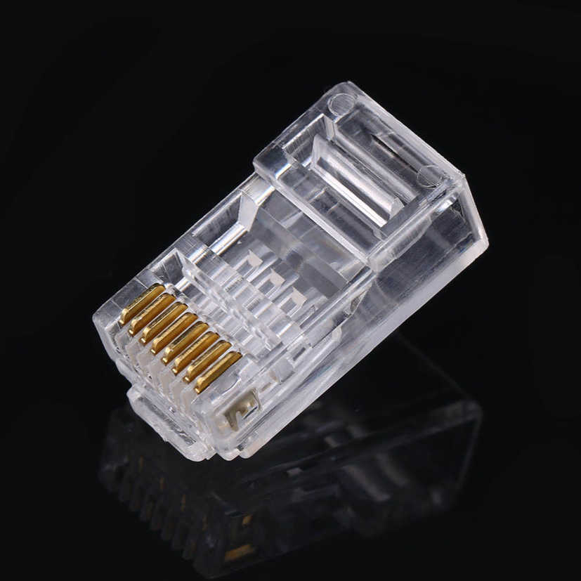 100PCS Cat6 Cat6a RJ45 Modular Plug Network Internet Connector 8P8C ...