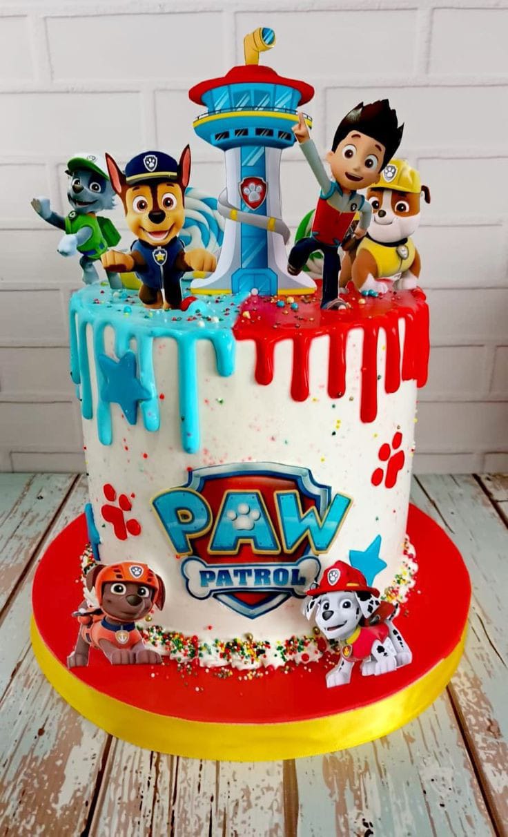 paw petrol theme cake topper | Daraz.pk