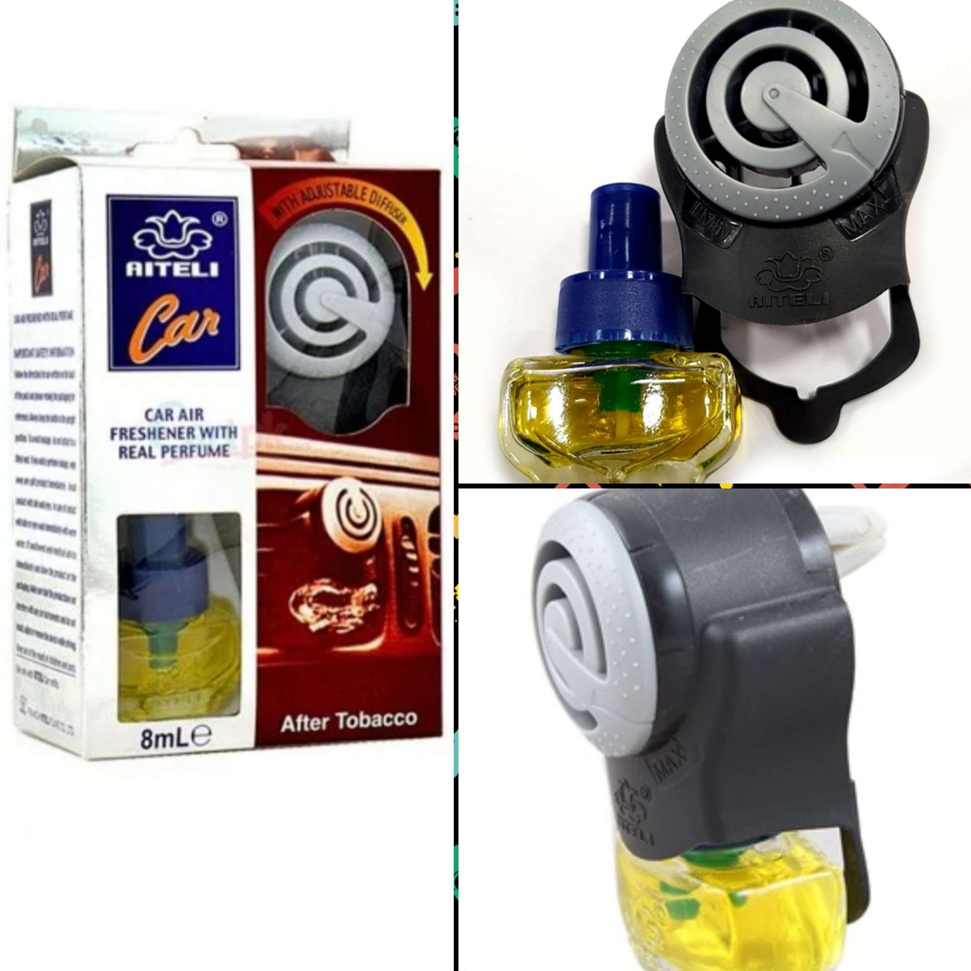 Car Ac Grill Perfume Aiteli After Tobaco Fragrance | Daraz.pk