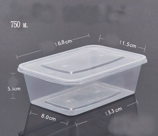 Plastic Boxes Food Container Pack Of 50 Pcs | Daraz.pk