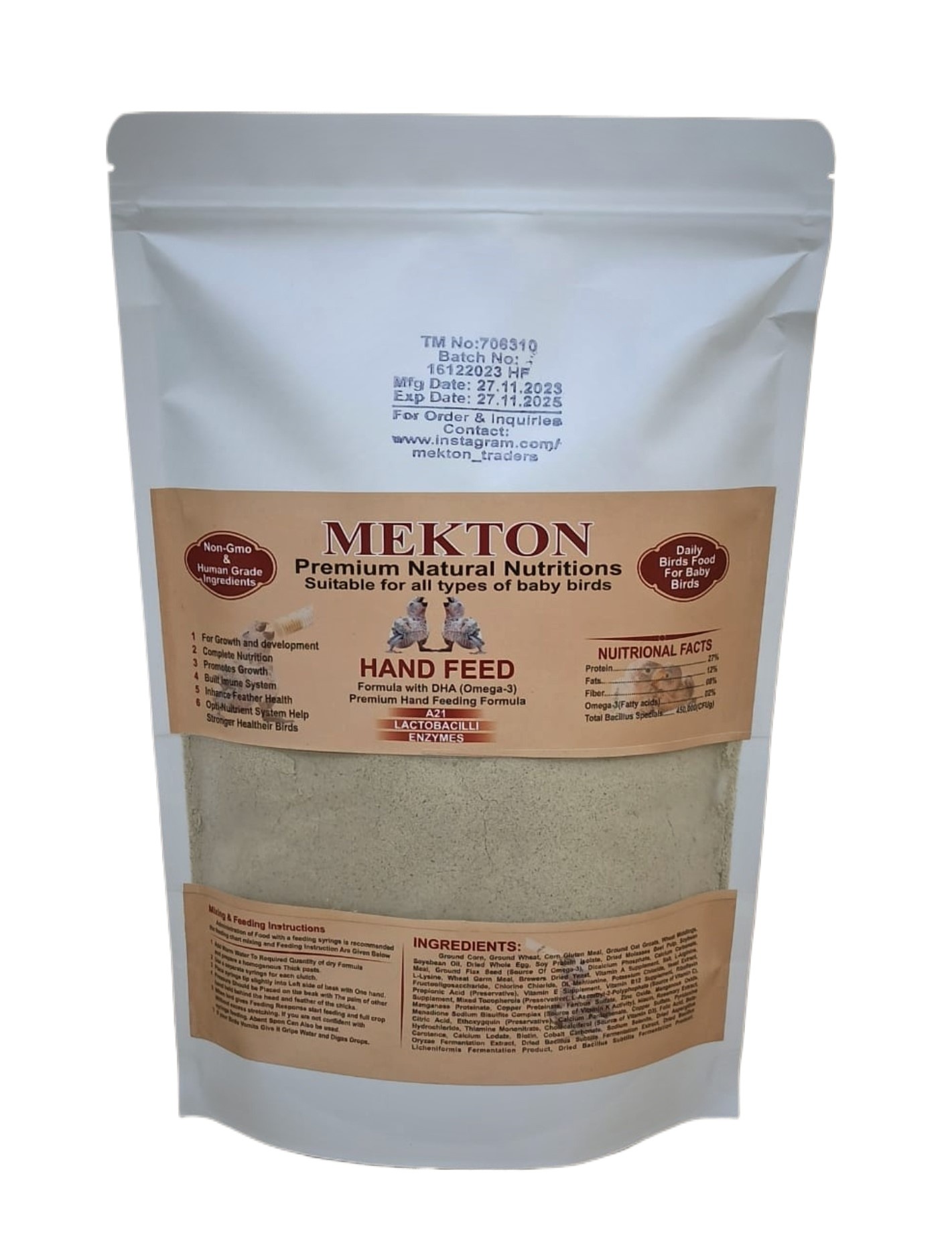 hand feed formula for birds 1 Kg | Daraz.pk