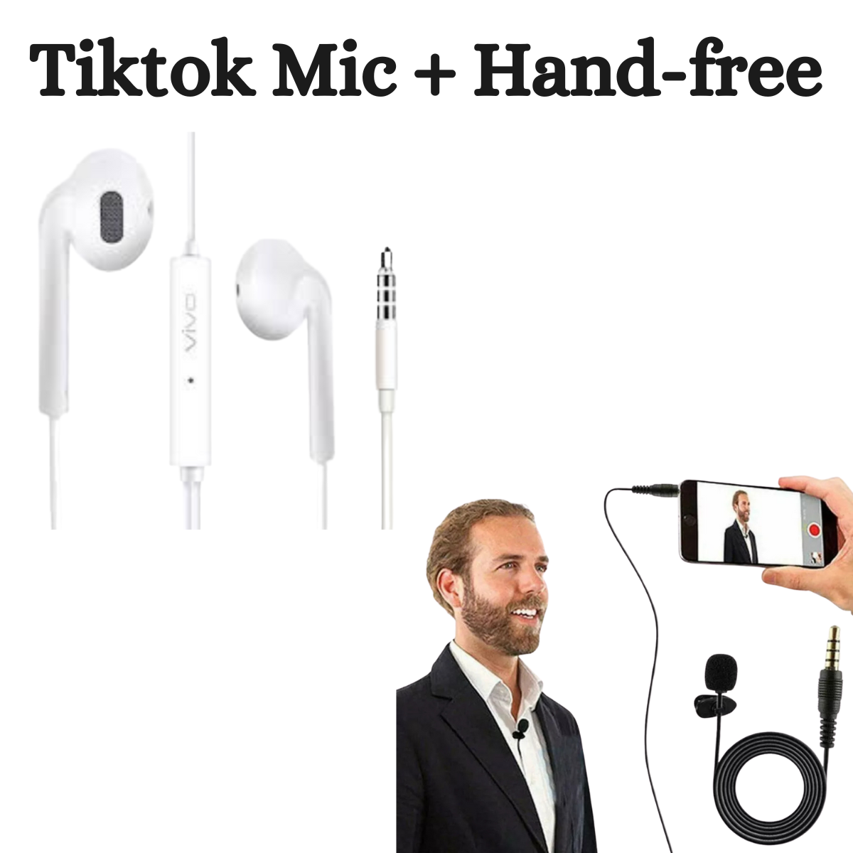 🔥|Offer Offer Offer| Buy 1 Get 1 Free | Original Vivo Handsfree + Tik ...
