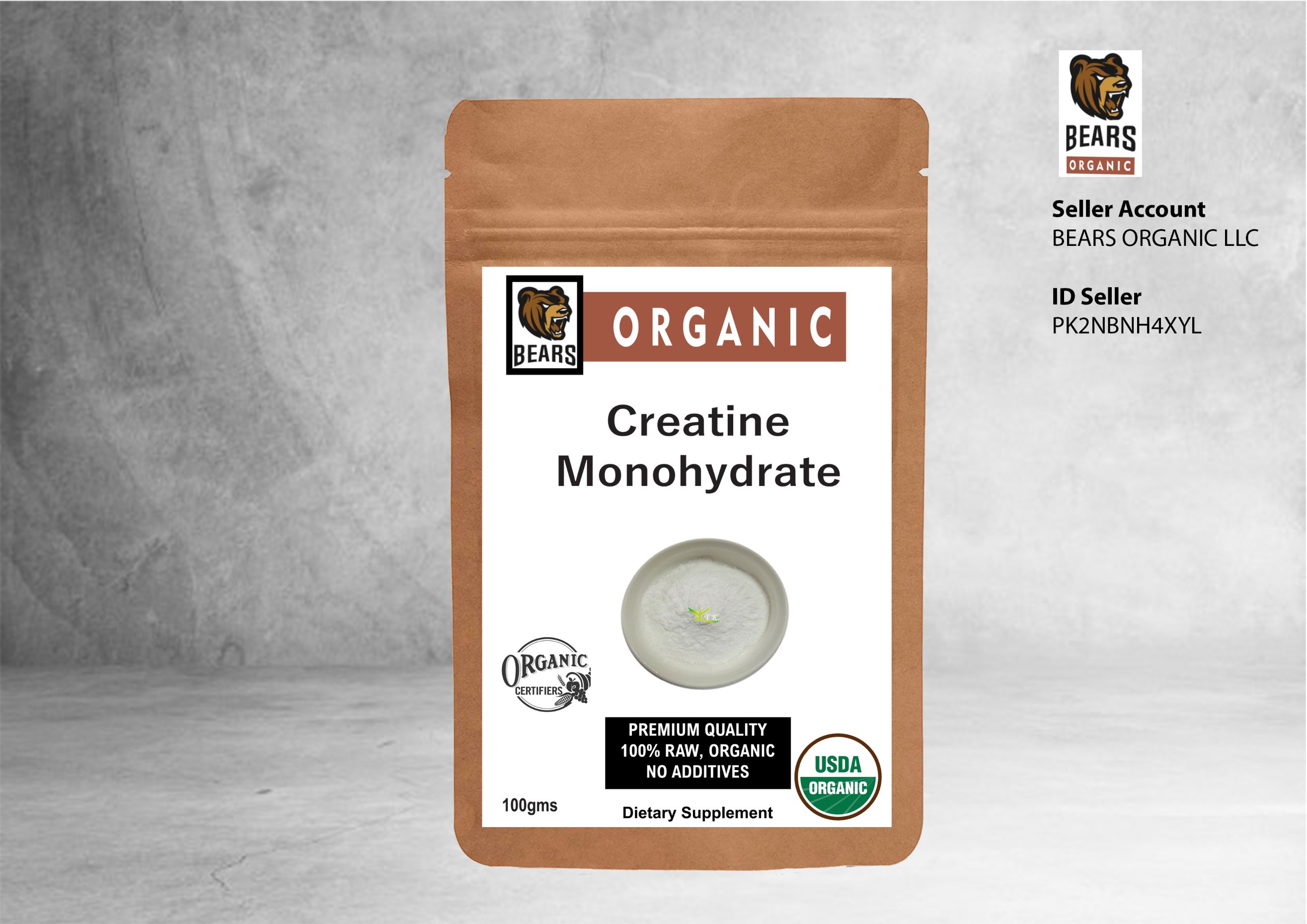 Creatine Mono_hydrate 2 100gm | Daraz.pk