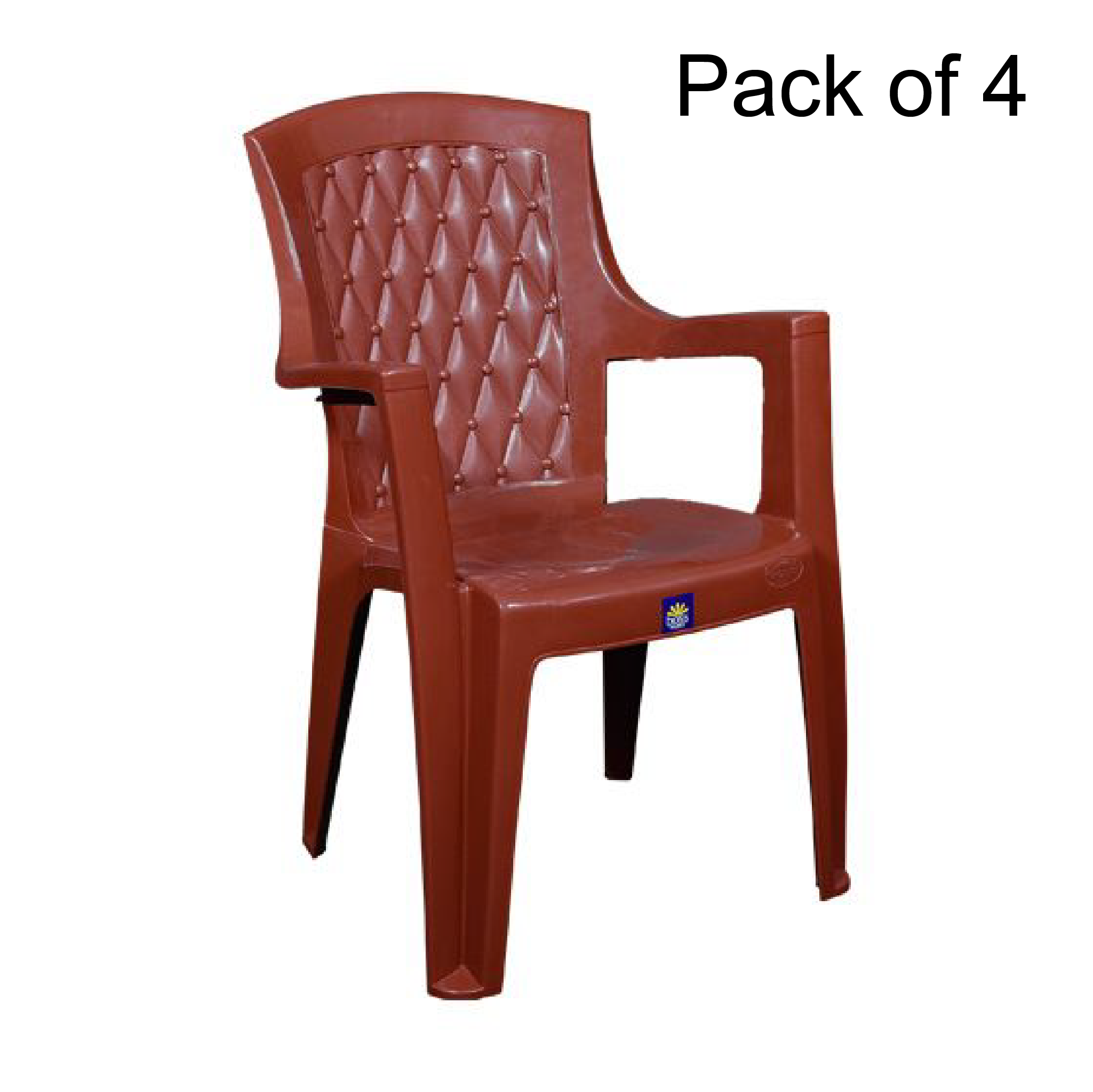 Boss BP-619- (Pack Of 4) Full Plastic High Back Chair | Daraz.pk