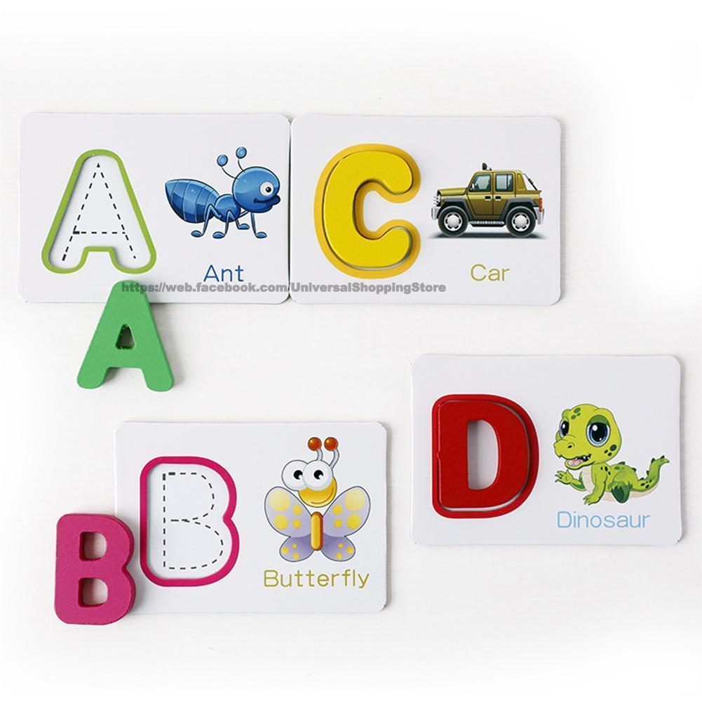 English Letter Learning Cards - 26 Alphabets - Digital Cards - Flash ...