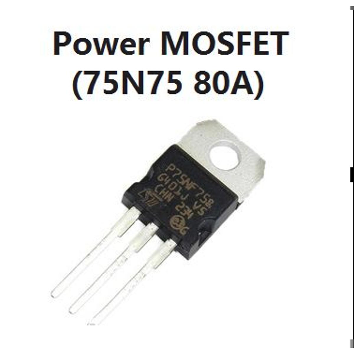 2 Pcs- Genuine ST 75N75 P75NF75 Power MOSFET Transistor 80A 75V | Daraz.pk