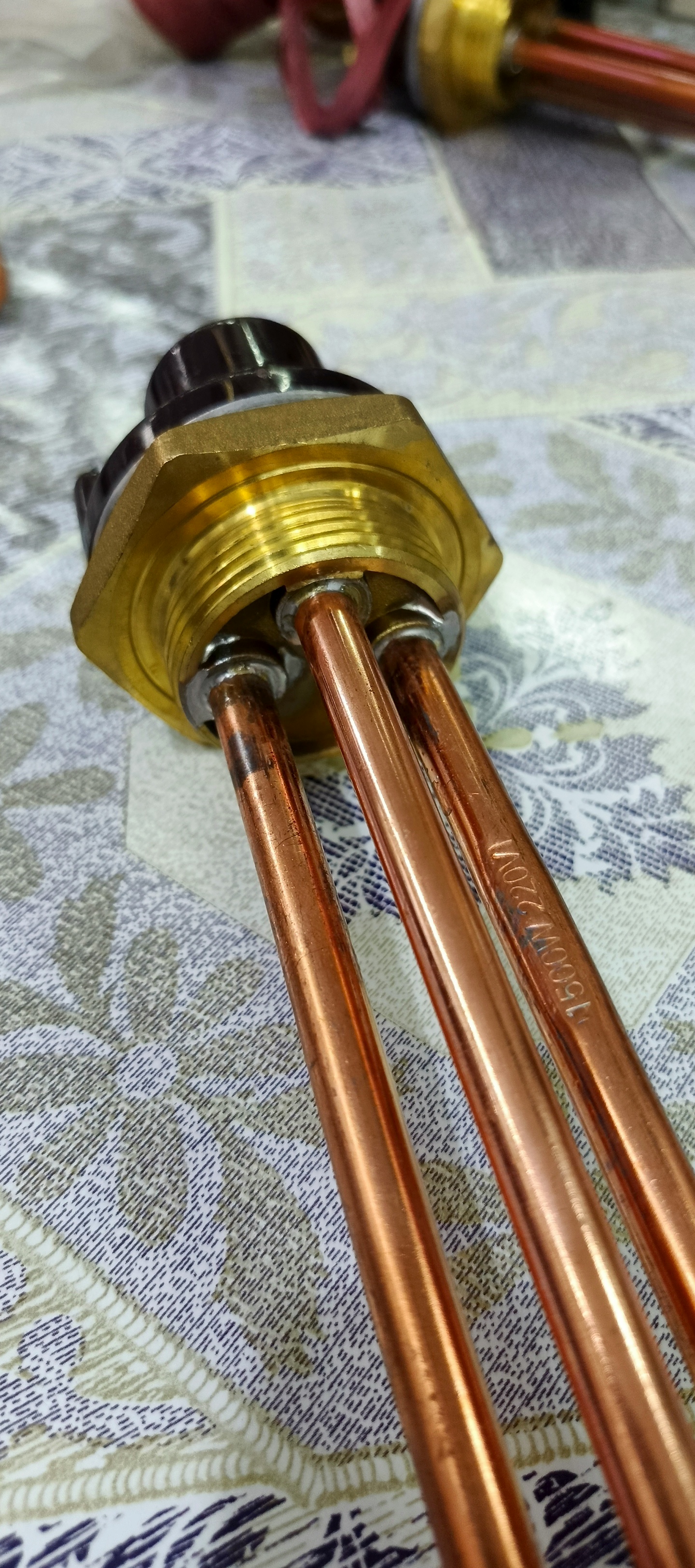Water Heater Element With Thermostat – Heavy Copper Geyser Element ...