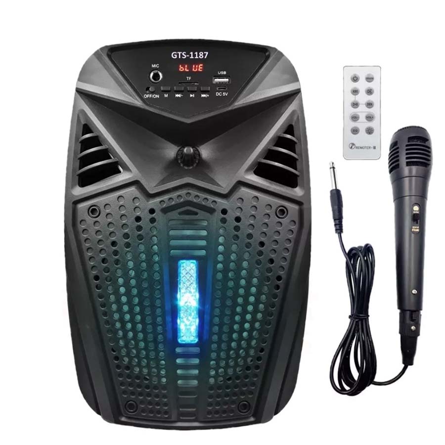 Portable Rechargeable Wireless Bluetooth Speaker With Microphone and ...