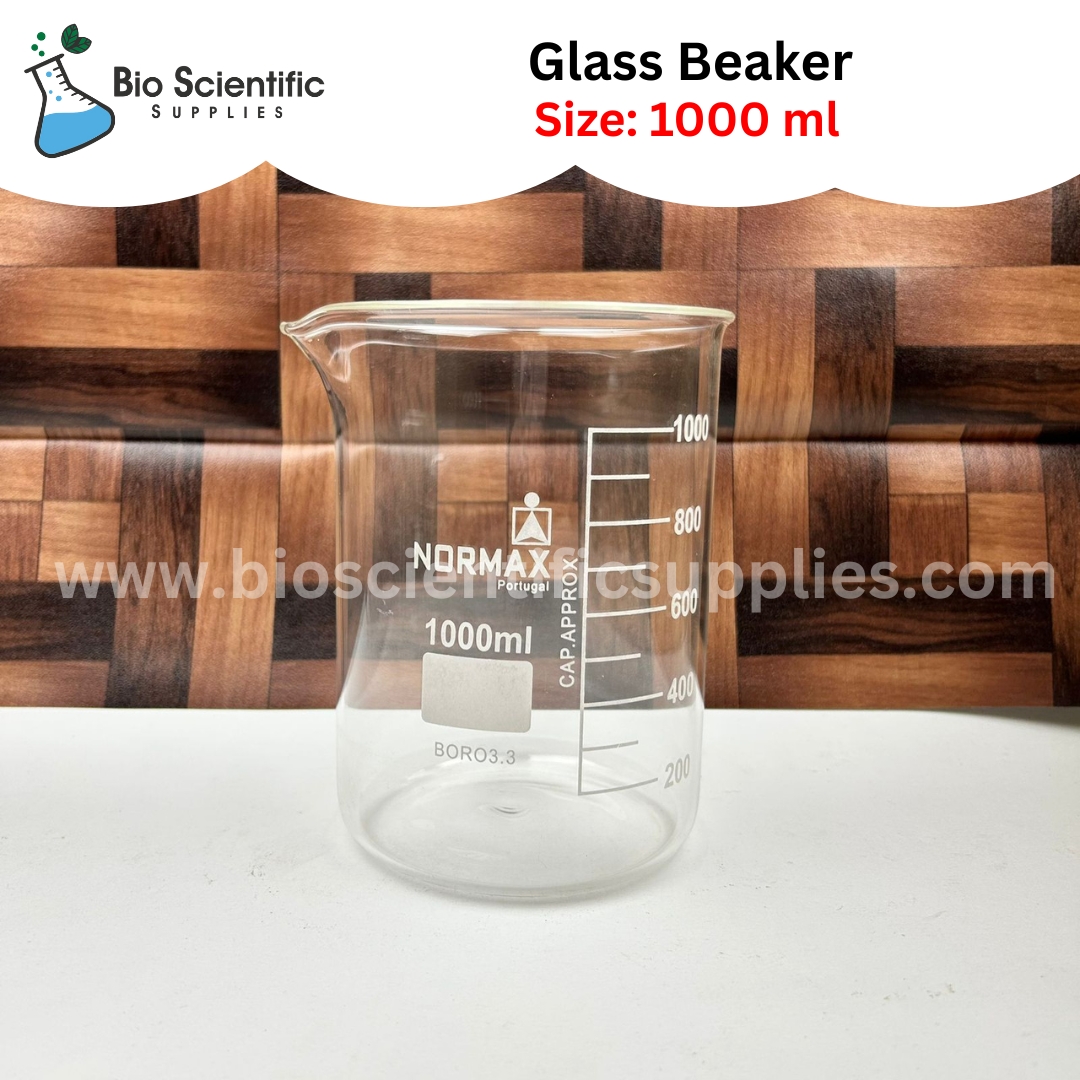 1000 ml Normax-Beaker made in Portugal, Low Form Griffin, Borosilicate ...