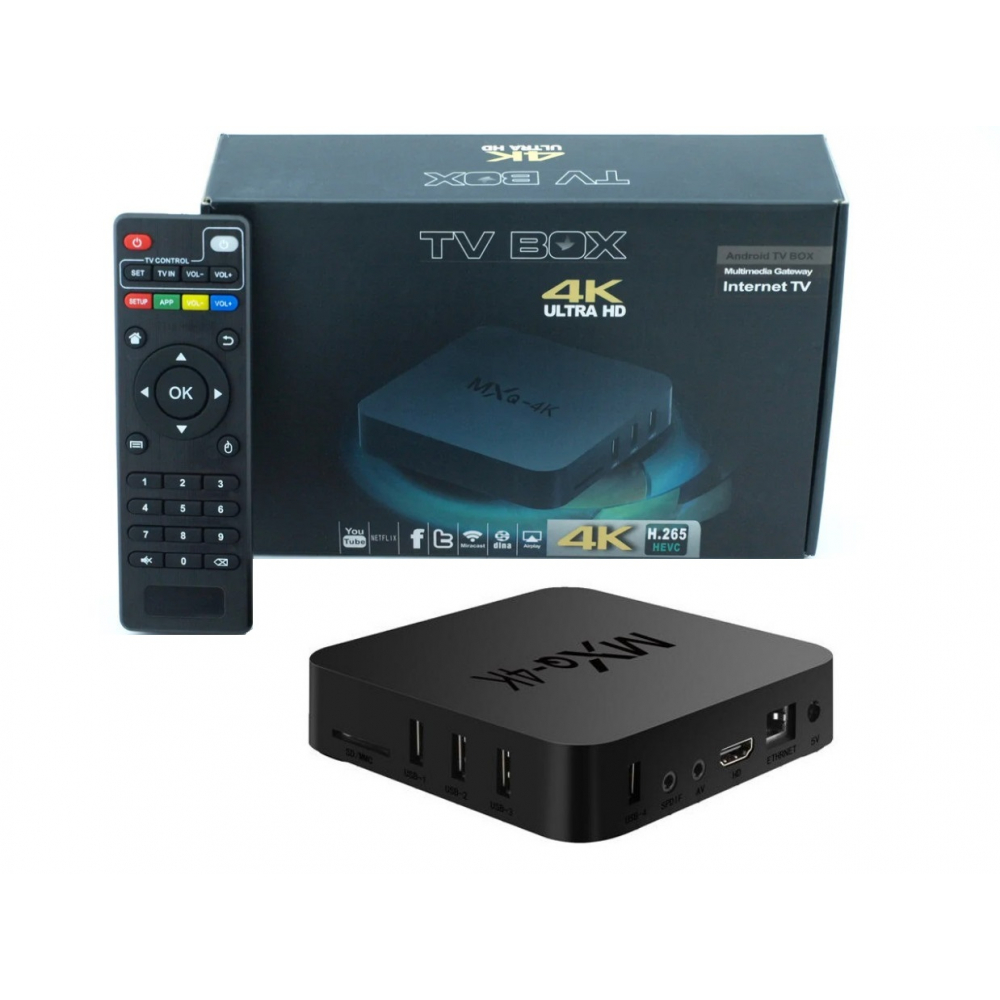NEW SMART BOX MXQ 4K ULTRA HD 1G+8G / Android TV Box HD 1080 (1GB + 8GB ...