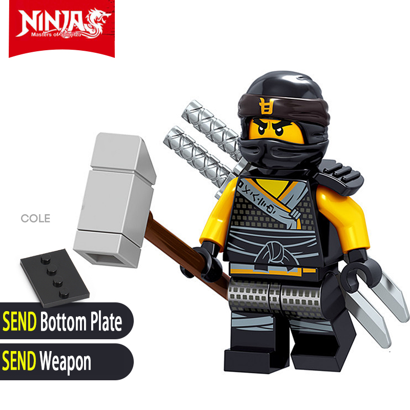 Legoing building Ninja block Jay Zen chi Lloyd Cole Nya Harumi Garmadon ...