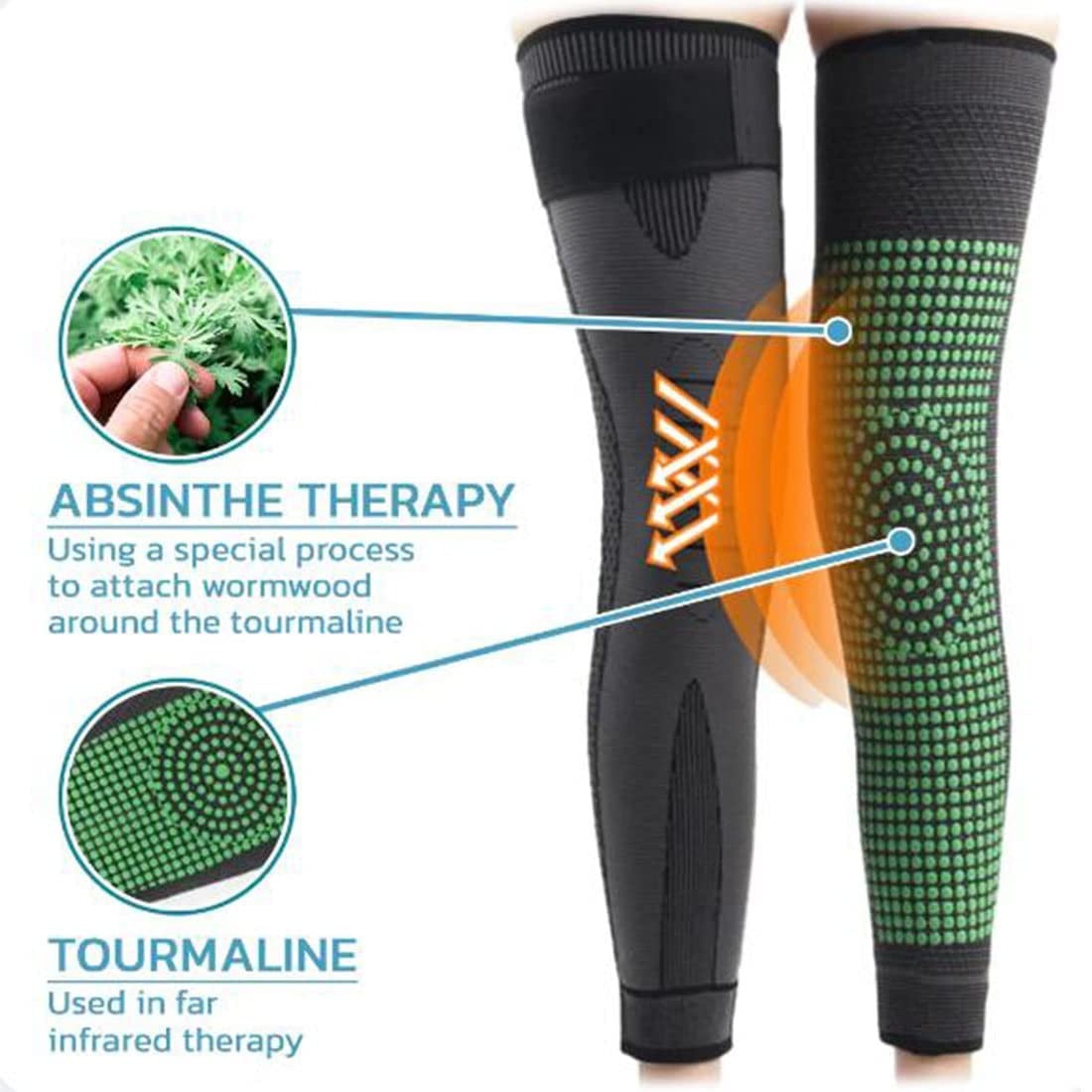 2Pcs 1Pair Strap Knee Braces Support Pad Running Lengthening Breathable ...