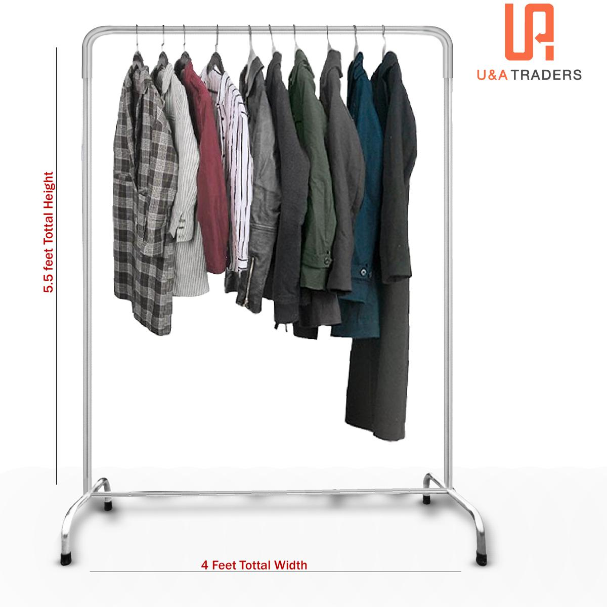 high quality Cloth hanging stand Rack Double/ single rustproof cloths ...