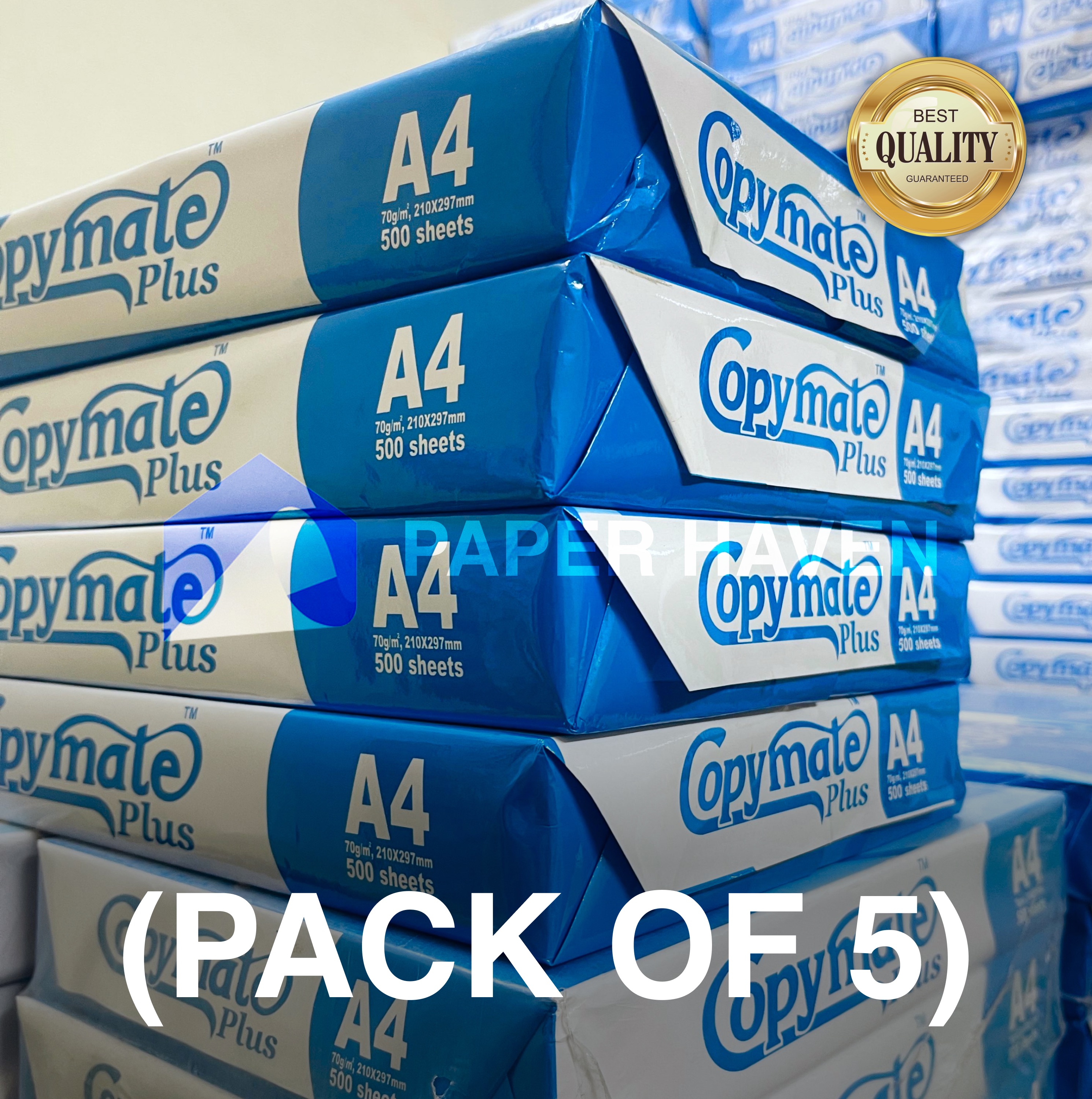 Copymate Paper A4 Size - 1 Bundle (5 packets) - 5000 Sheets - 70 Gram ...
