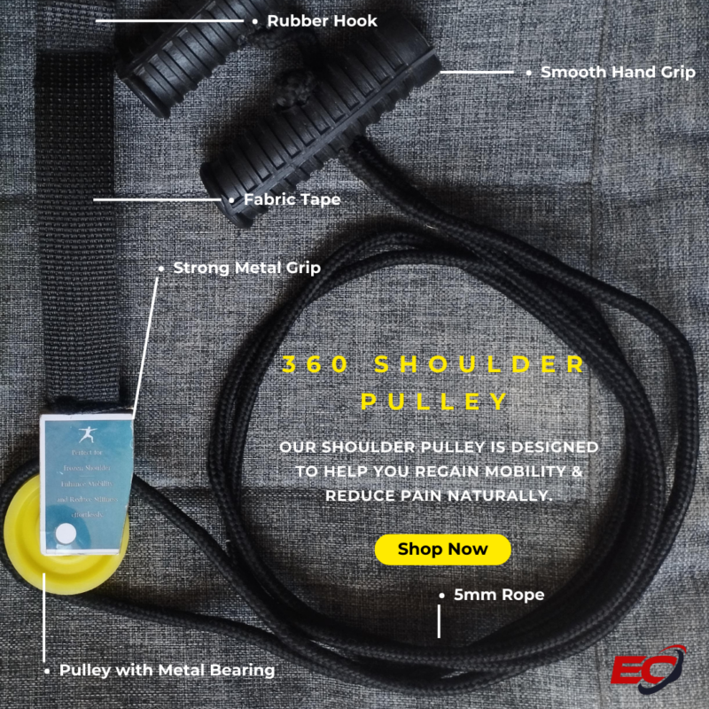 Shoulder Pulley for Physical Therapy, Over-The-Door Pulley System for ...