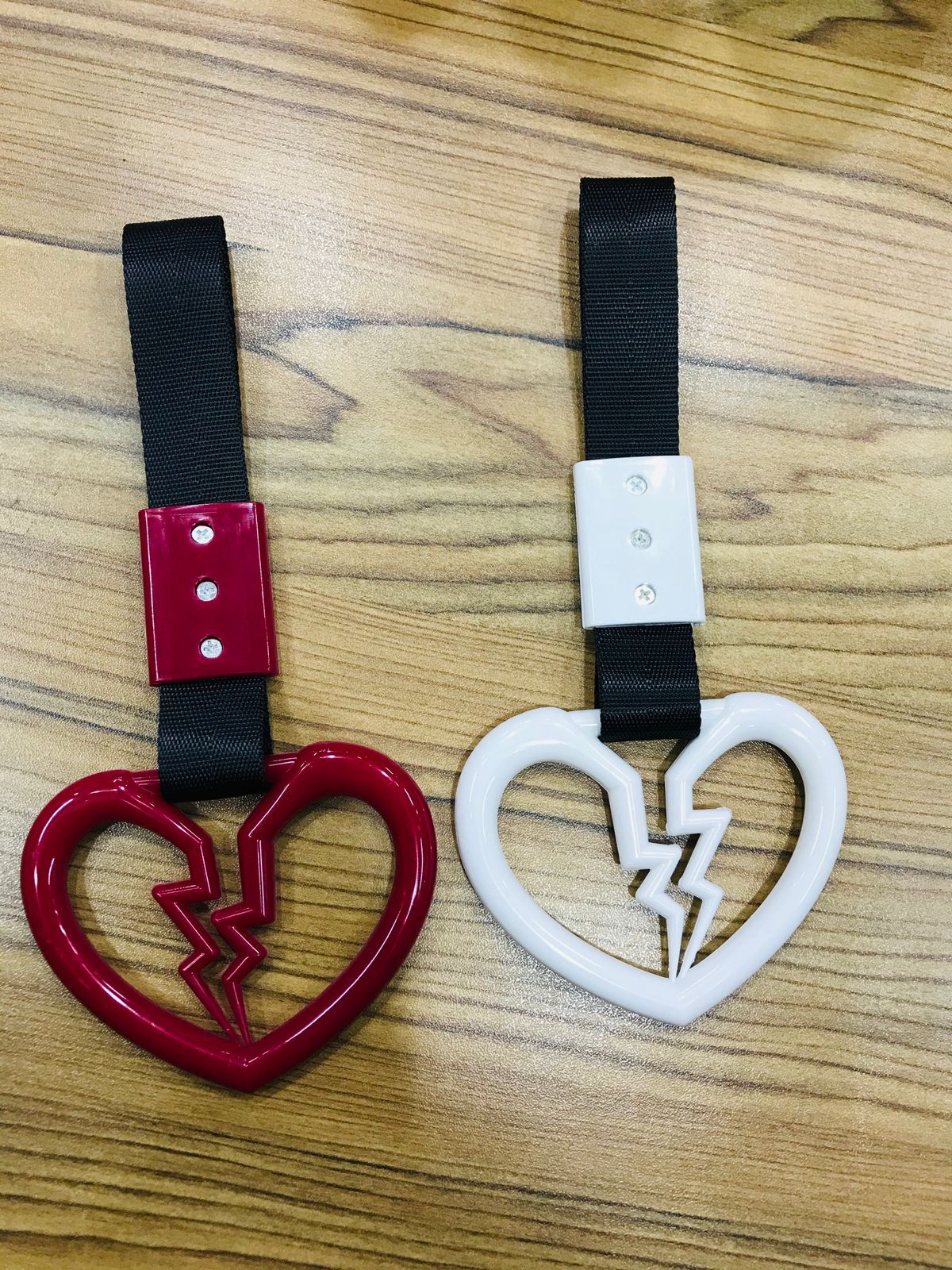JDM break heart car tow belt Red & White | Daraz.pk