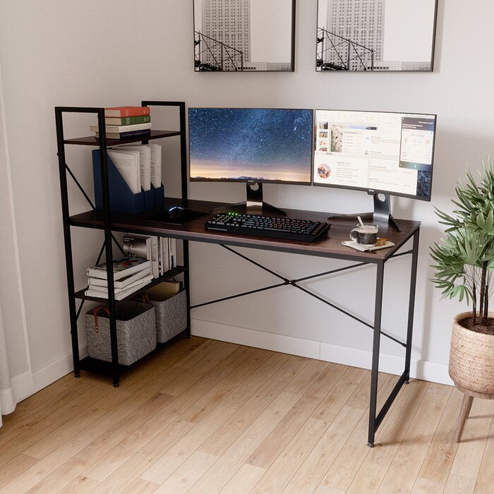X-Base Computer Table with Smart Features - Wooden Study and Gaming ...