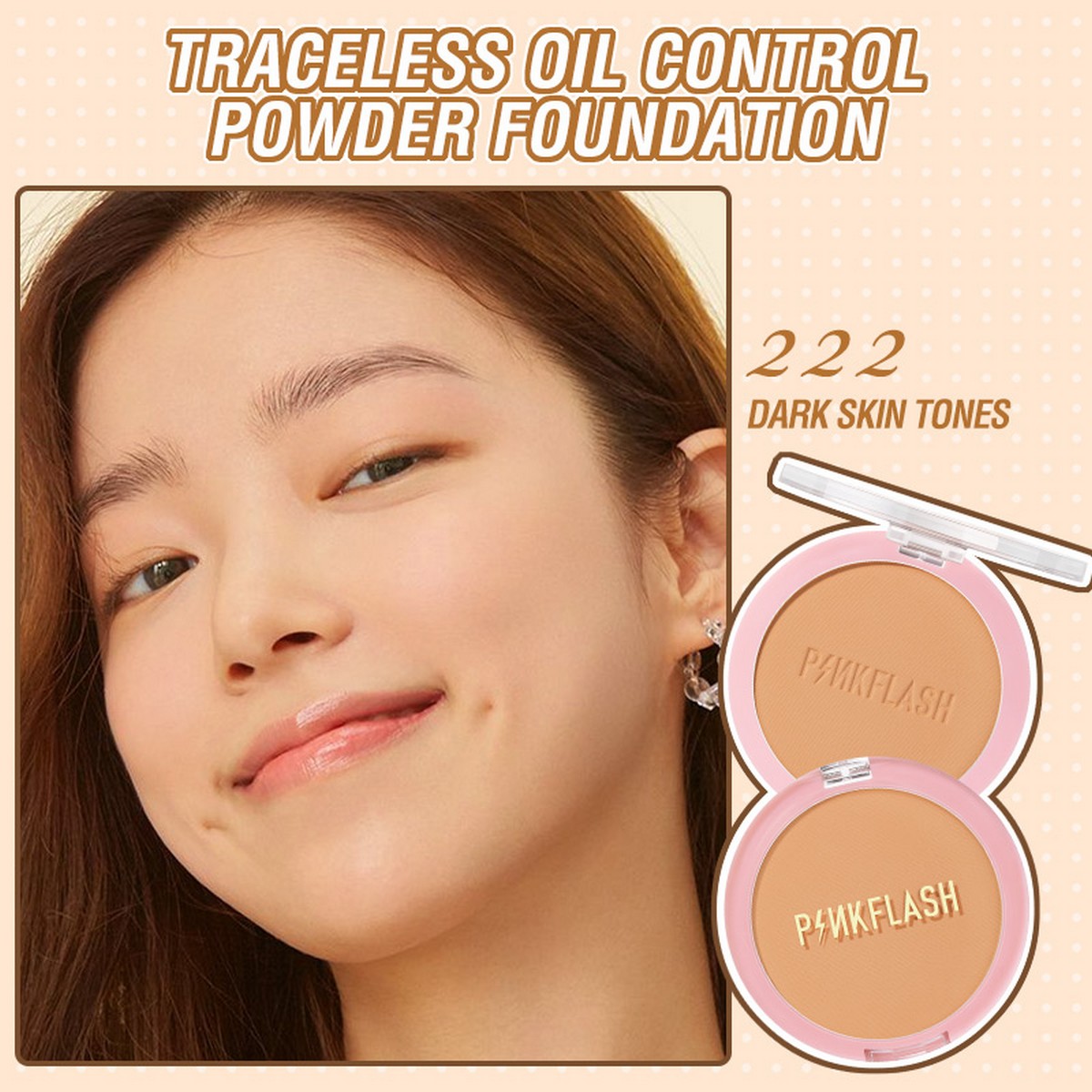 PINKFLASH-PF 08 Lasting Matte Pressed Powder | Daraz.pk
