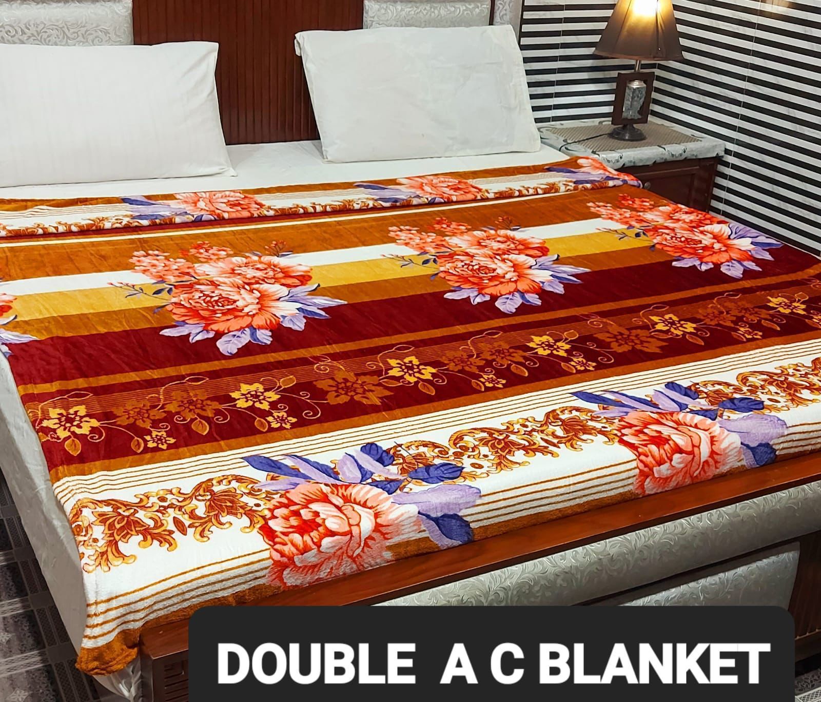 Double Bed AC Winter Blankets Kambal Multi Color and Design | Daraz.pk