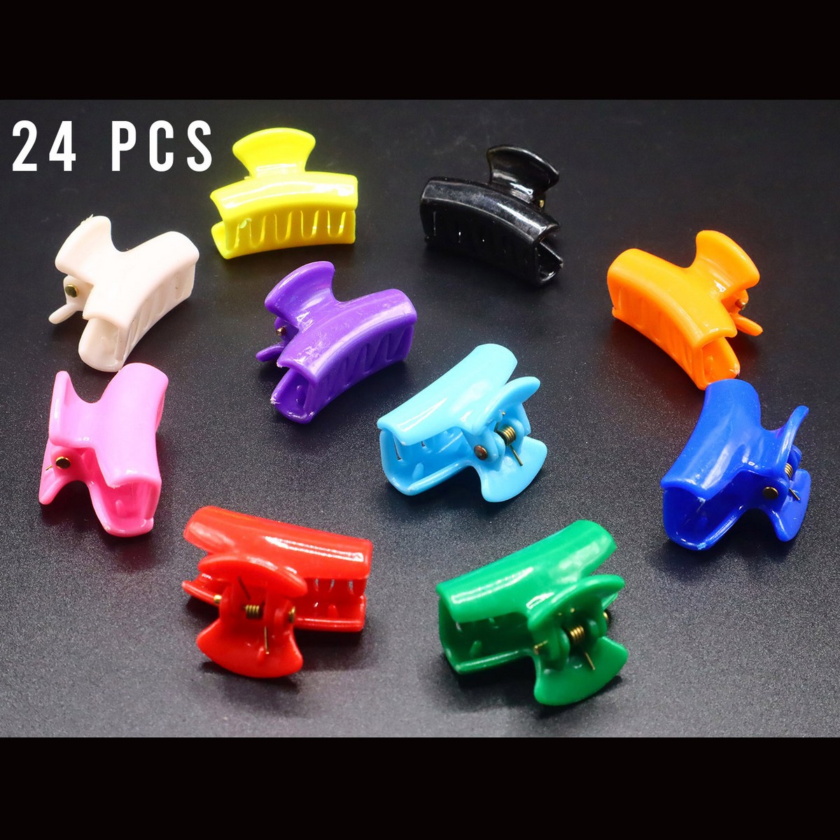 Small Plastic Hair Clip Catchers 24pcs | Daraz.pk