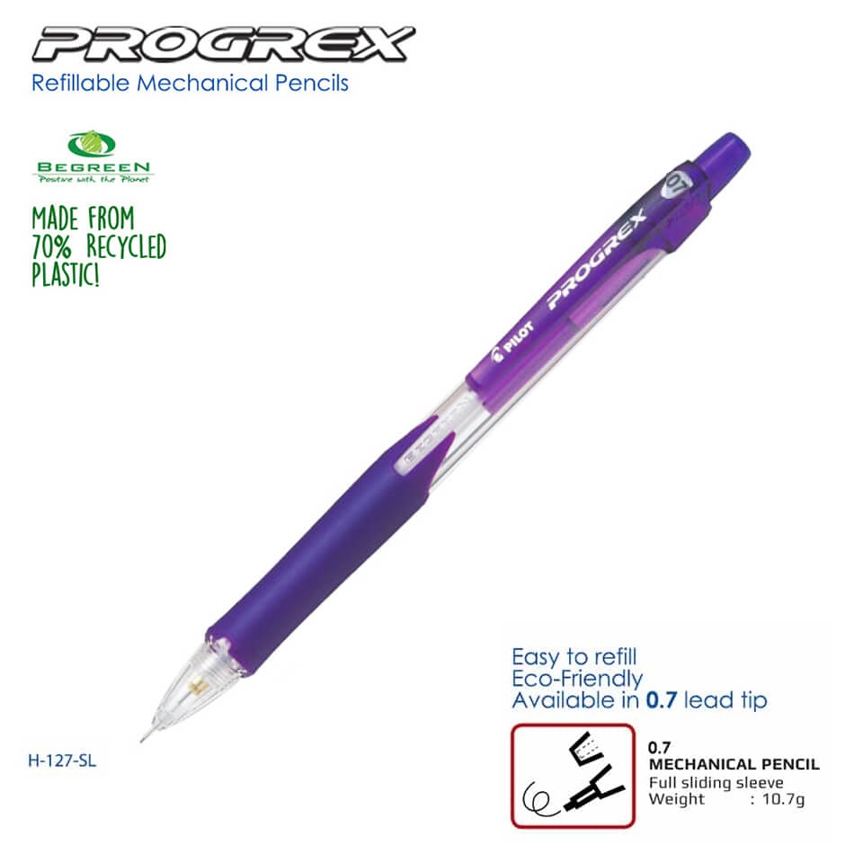 PILOT Progrex - Mechanical Pencil - Begreen - 0.7 mm | Daraz.pk