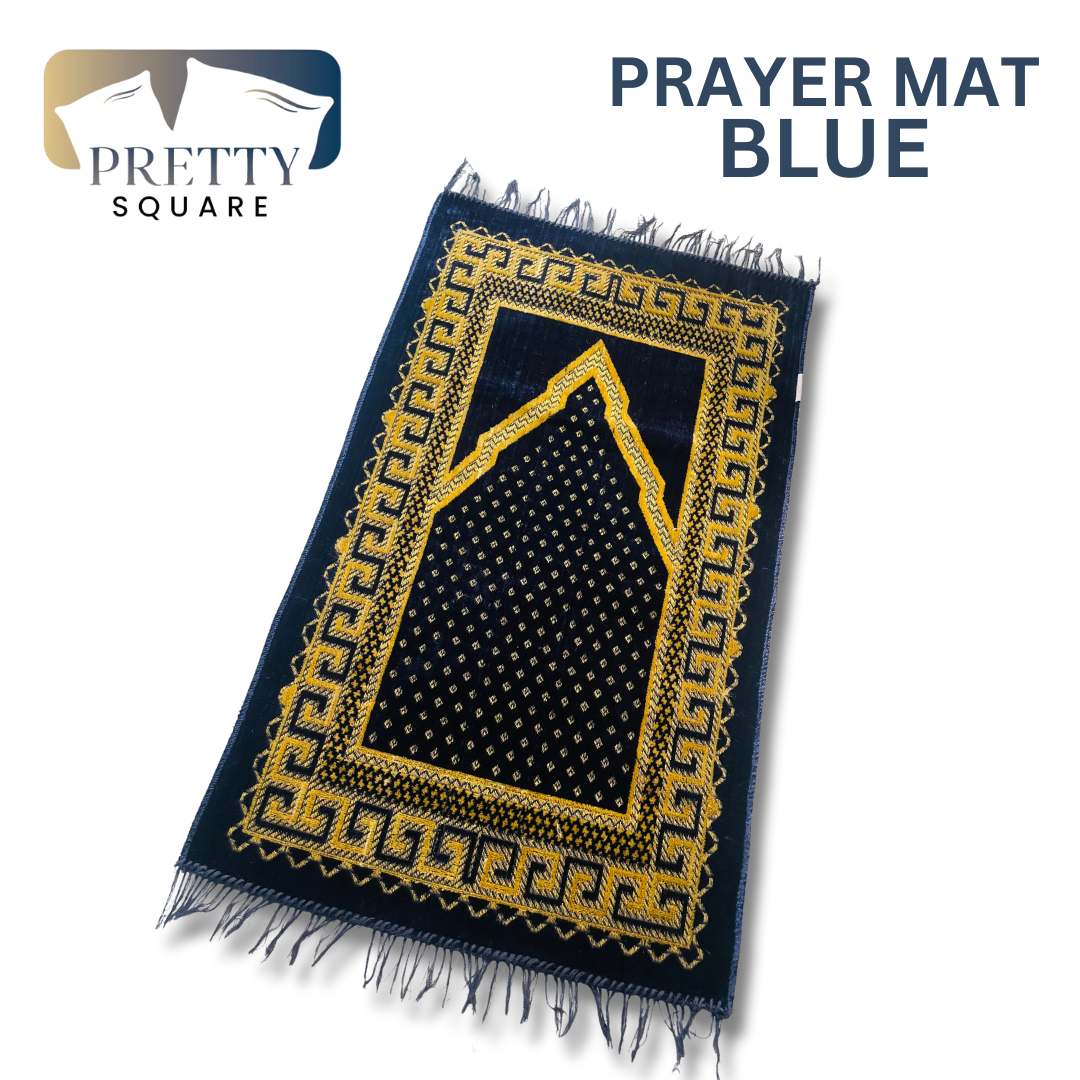 Plush Velvet Jai Namaz quilted Prayer Mats Premium Orthopedic Foam ...