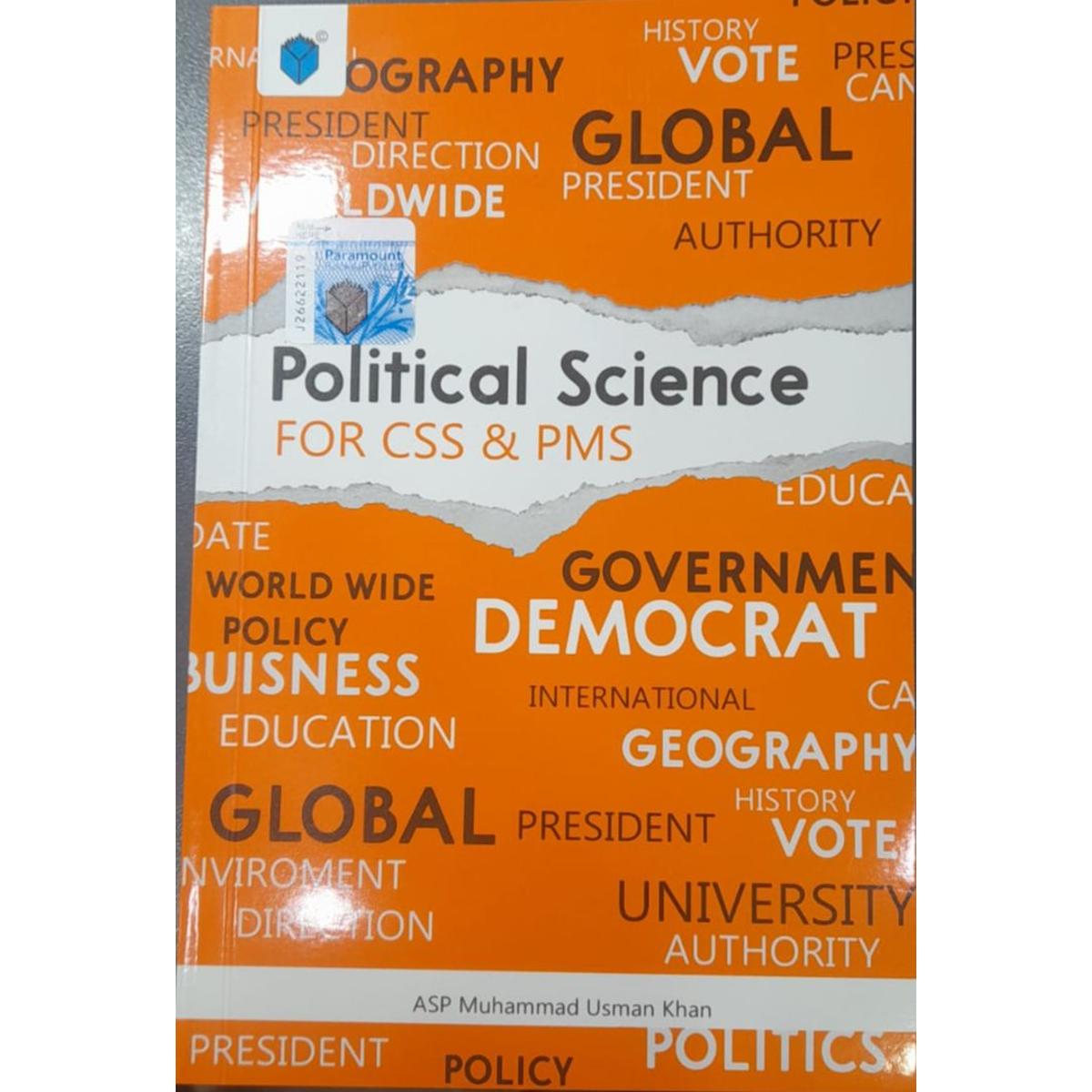 POLITICAL SCIENCE FOR CSS & PMS 0ED 2023 by ASP Muhammad Usman Khan ...
