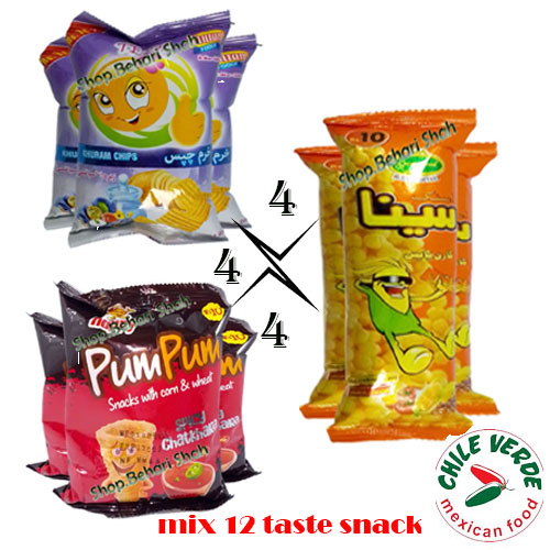 Khram Pum-Pum & Sina Spicy Mix Taste snacks (12pcs) | Daraz.pk