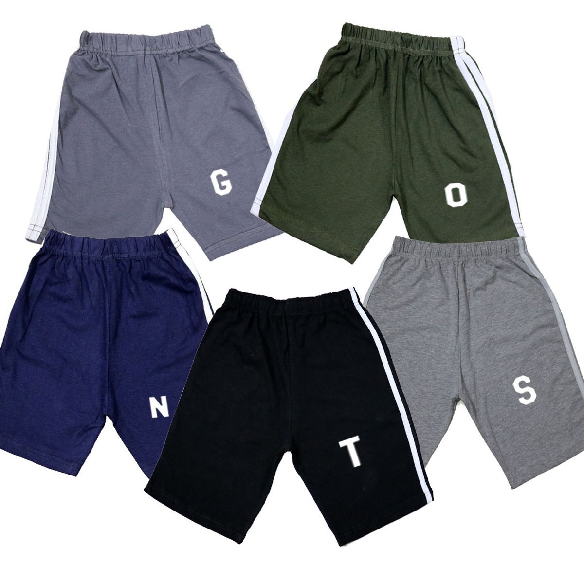 Bindas Collection Pack Of 3 Random Colors Summer Cotton Alphabet ...