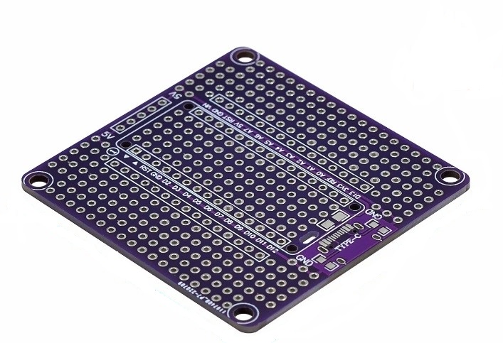 Protoboard for Arduino Nano prototype pcb board type c bootloader board ...