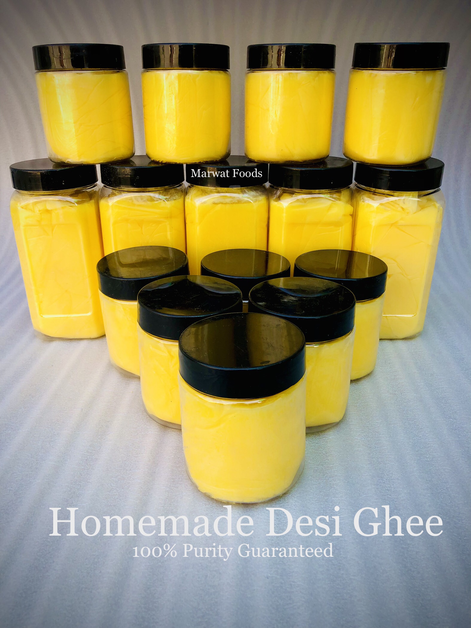 1KG Pure Desi Ghee | 100% Organic Cow Ghee (Not Mixed) | Marwat Foods ...