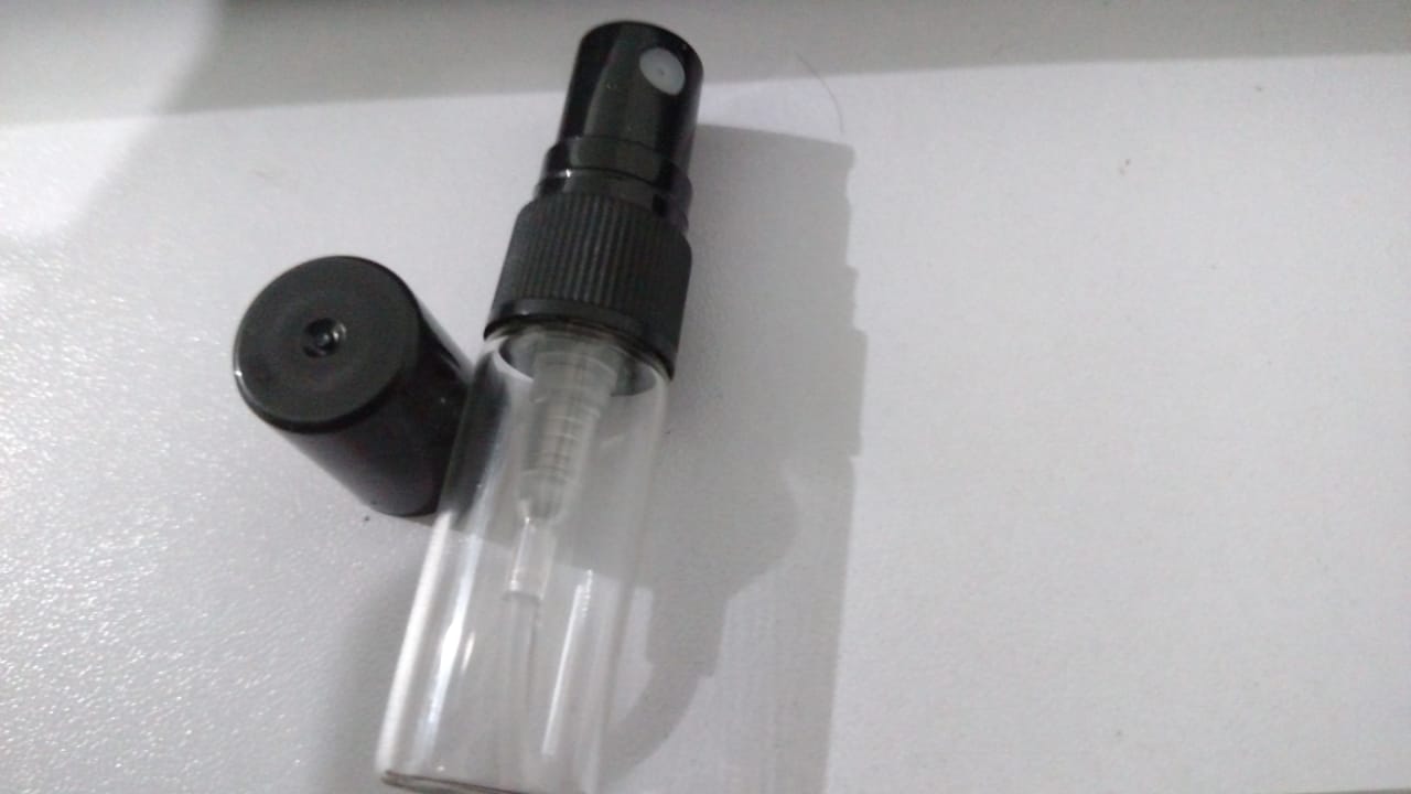 Pack of 5 Empty 2.2 inch, 3 ml Tester Bottle for pepper spray Tiny ...