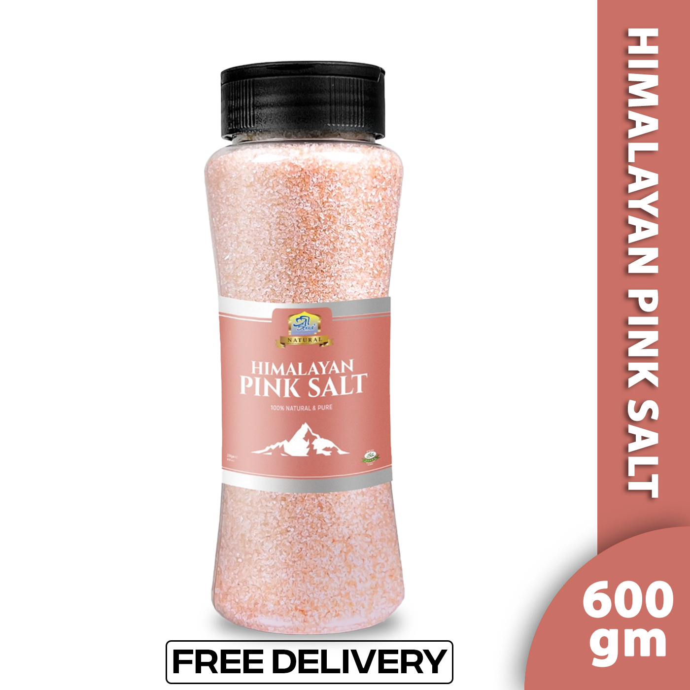 Himalayan Pink Salt ,100% Pure & Natural, Fine Grain Rock Salt, 600gm | Daraz.pk