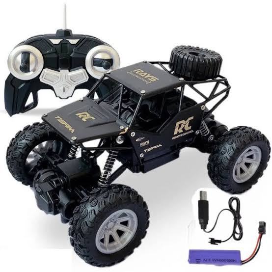 Toyz Remote Control Plastic Racing Car, Rock Crawler 4 Wheel Drive ...