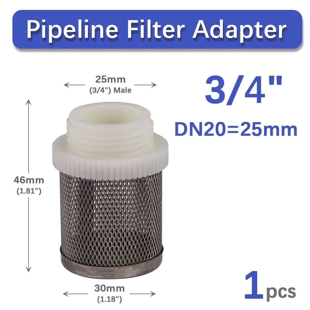 1Pcs New Water Clean Hose Filter Joint Percolator 304 Stainless Steel ...