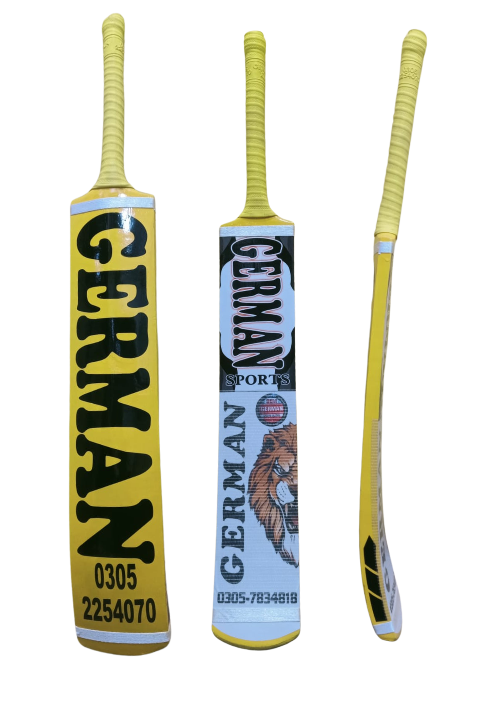 German Sports Original Sri-Lakan (Coconut) Wood Tennis ball Cricket bat ...