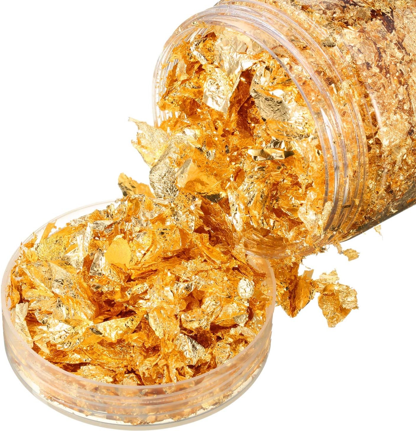 Panni Flakes Gold, Silver & Copper for (Resin Art, Calligraphy) Foil ...