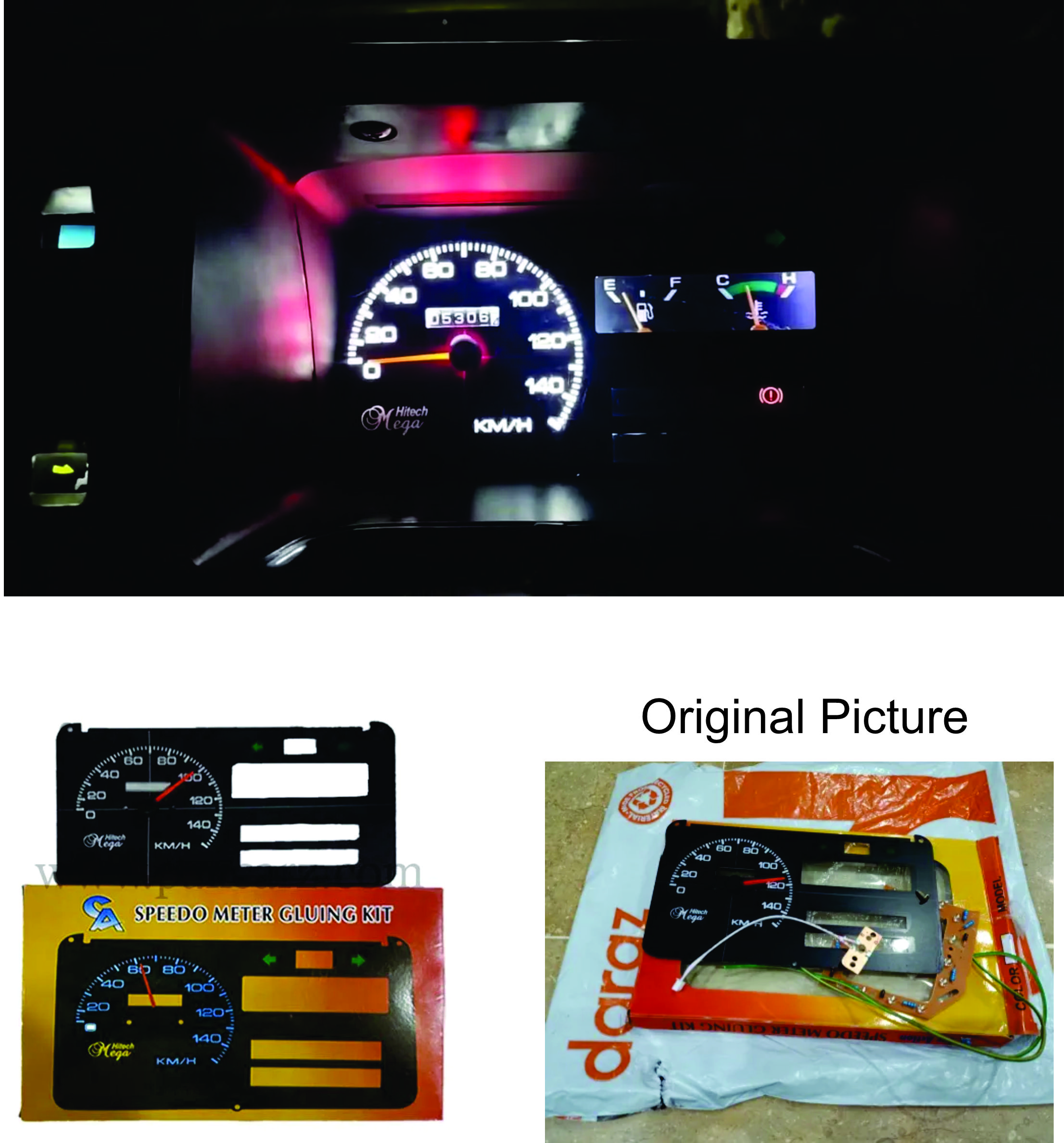 New 2024 Suzuki Mehran Led Meter Dial | Daraz.pk