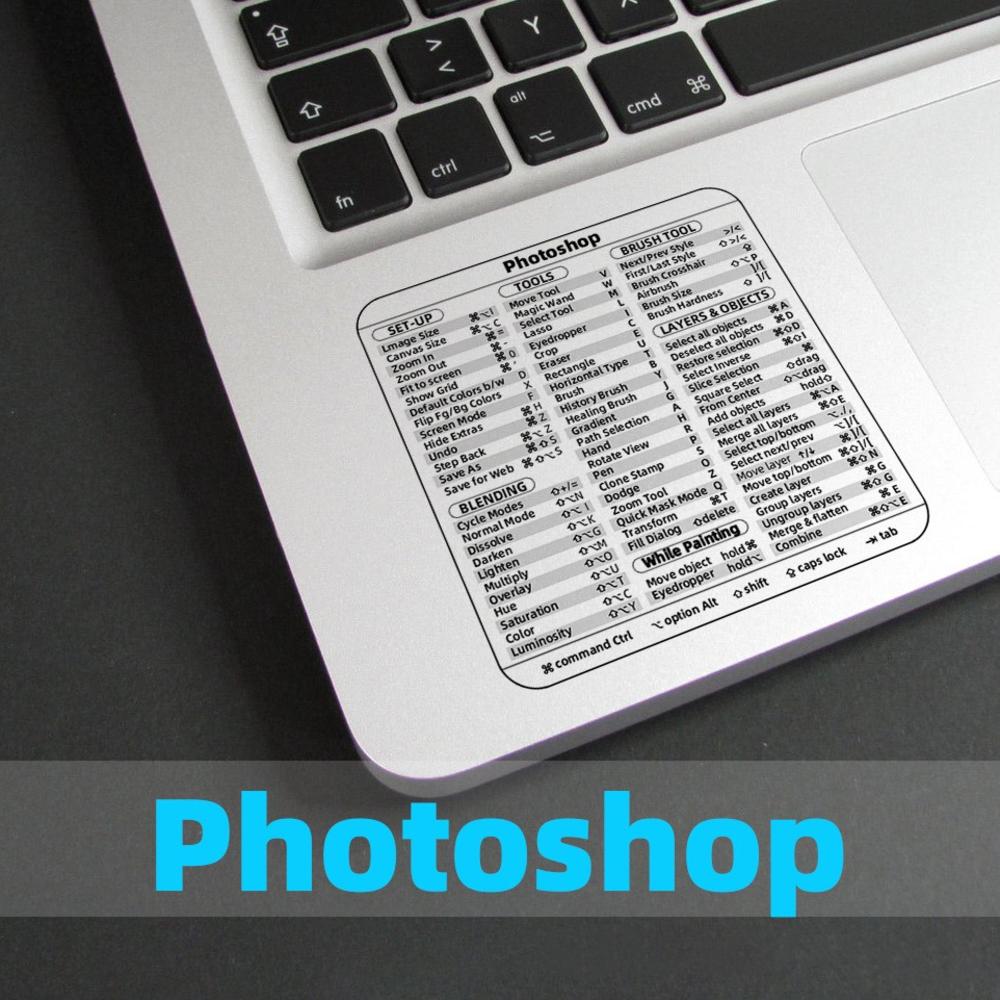 Laptop Reference Desktop Adhesive Sticker Shortcut Shortcut Sticker ...