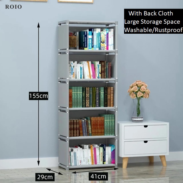 multi Layers Double row books rack shelfs for storage of books, Toys ...