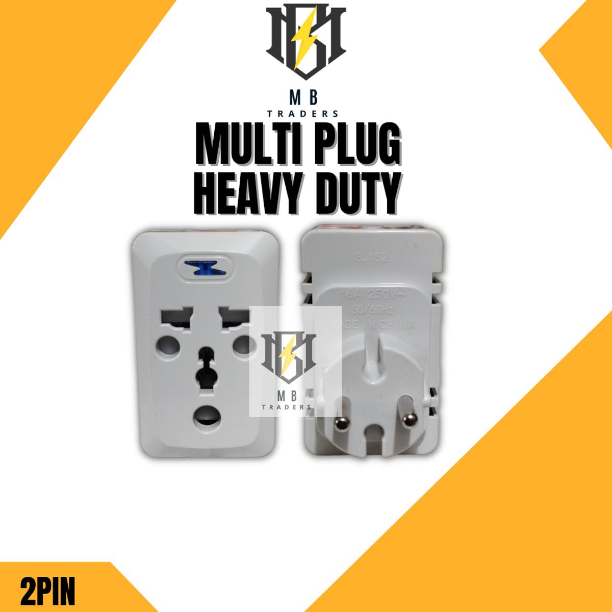 Multi adapter 2 Pin Plug Socket | Daraz.pk