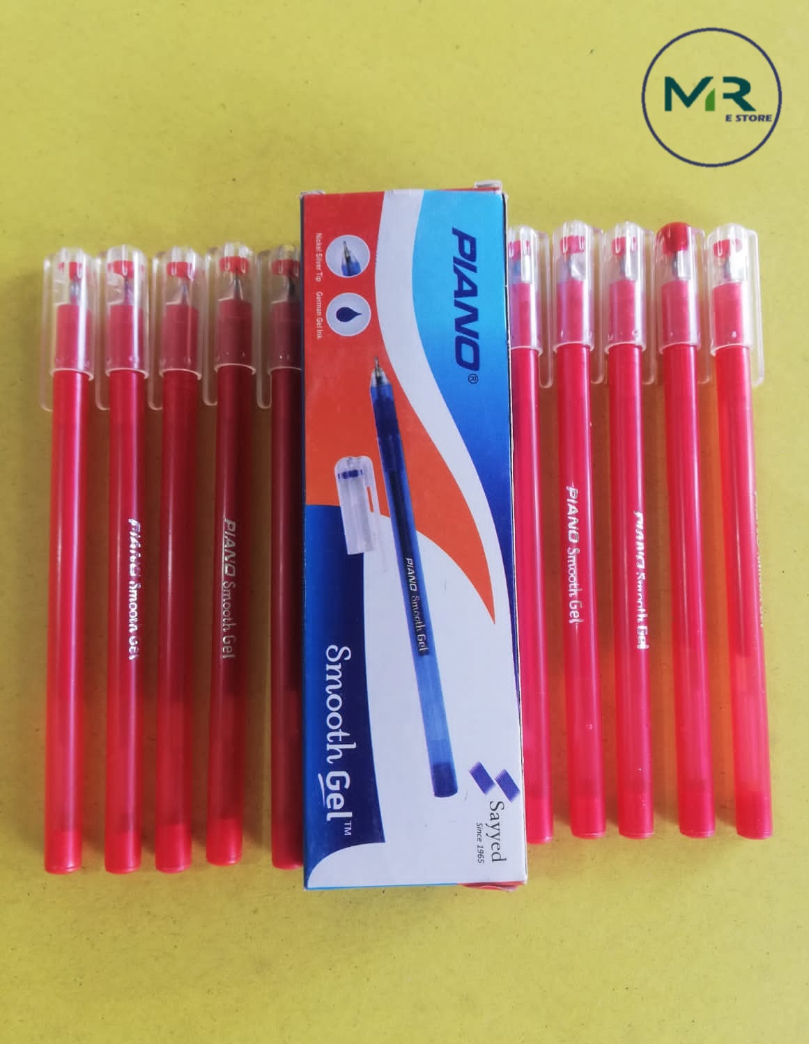 One Pack of PIANO Smooth Gel BallPens (10 Pcs) | Daraz.pk