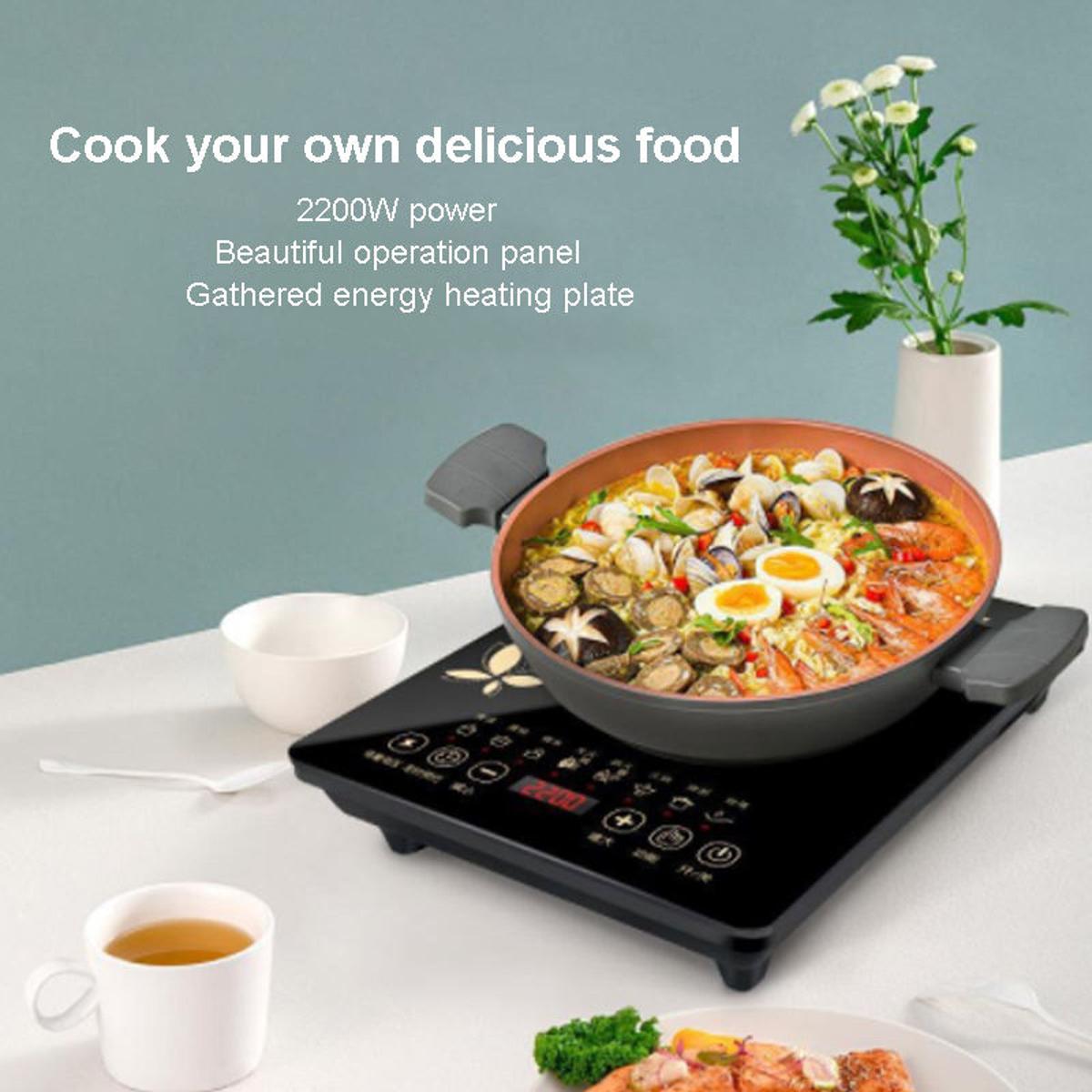 Induction Cooker 2200 Watt Induction Cooktop Electric Burner stove ...
