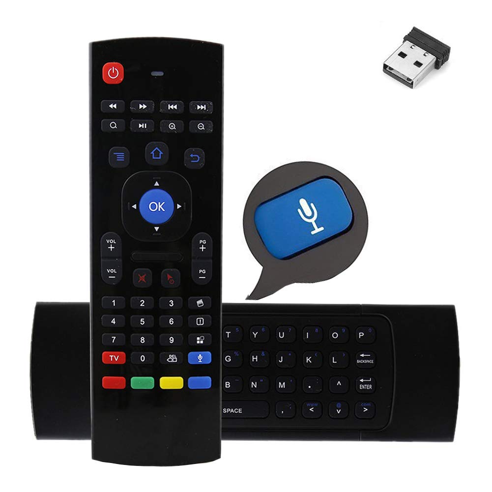 MX3 Air Mouse Remote for Smart TV with Built-in QWERTY Keyboard | Smart ...
