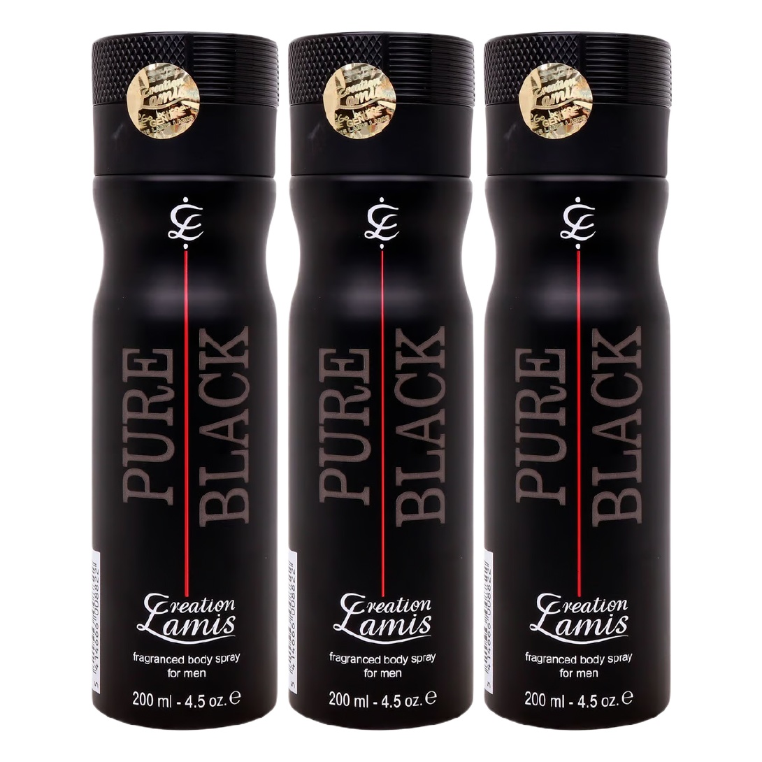 PURE BLACK Body Spray-200ml-Eve Cares | Daraz.pk