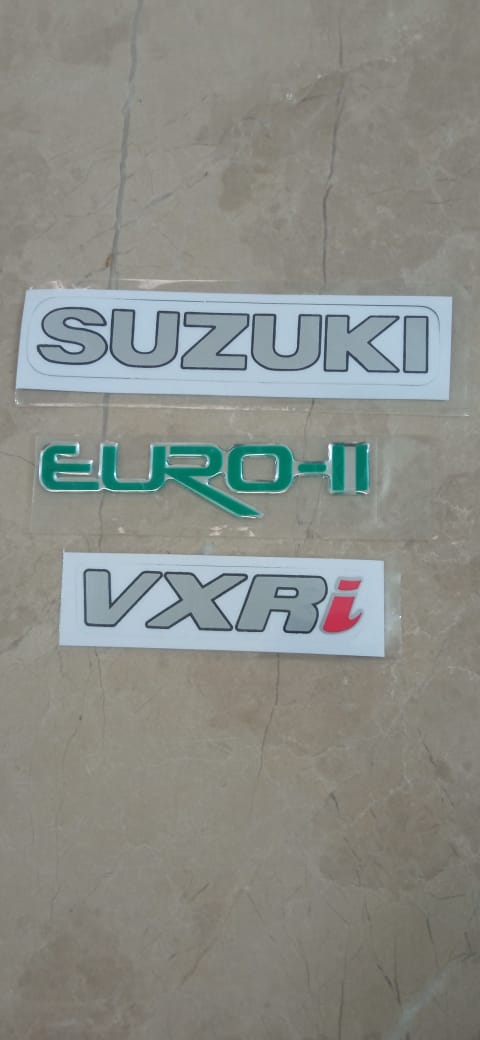Suzuki Euro II and VXRi 3 Piece Sticker set | Daraz.pk