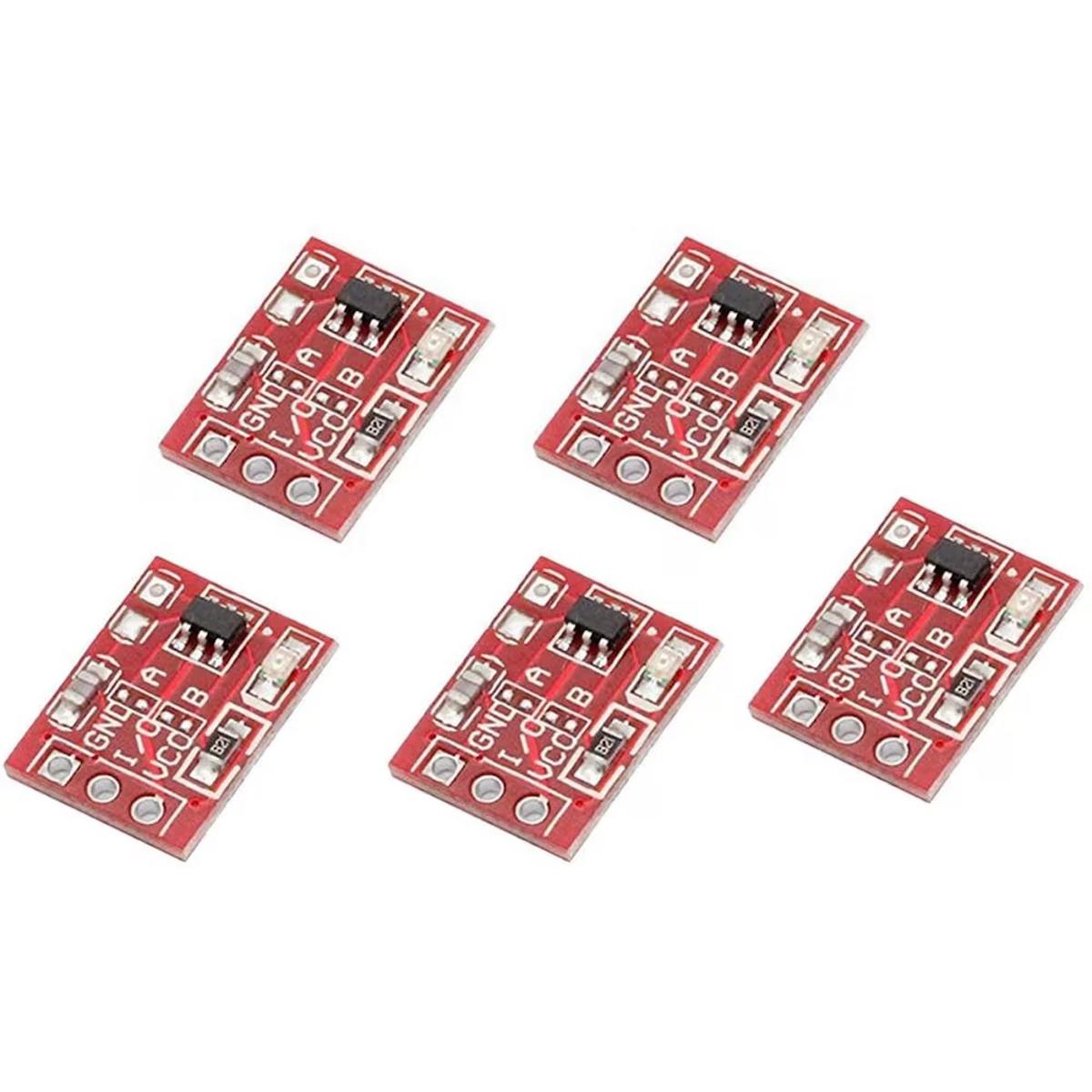 5pcs TTP223 Touch Sensor Module Capacitive On/Off Circuit Arduino ...