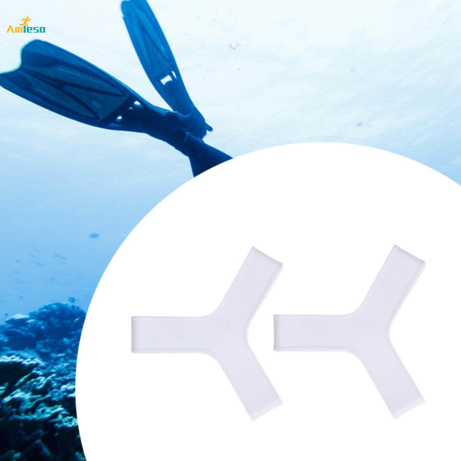 2Pcs Diving Gripper Scuba Fin Straps for Scuba Diving Water white ...